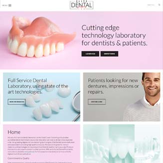Elite Dental Lab | Web Design Gold Coast | Digital Business Strategies EMD